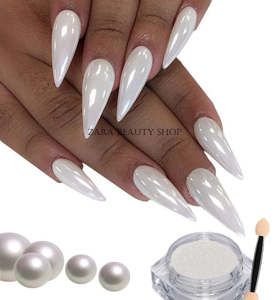 White Base Nail Designs