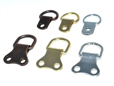 D RINGS FRAMING HANGING PICTURE FRAME HANG D-RINGS & SCREWS NICKEL ...
