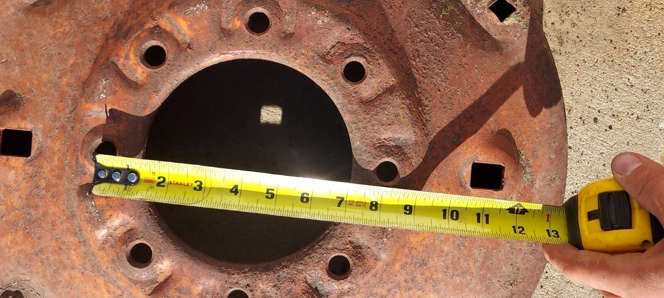 USED ALLIS CHALMERS WD WD45 TRACTOR REAR RIM WHEEL CENTER 220596 Lot ...