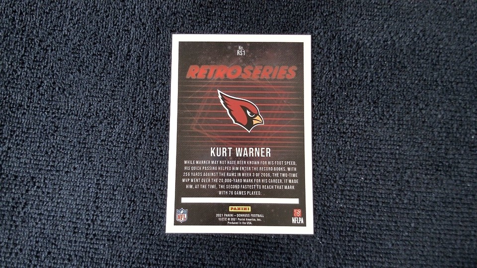 2021 Donruss | Kurt Warner | Cardinals | Retro Series | HOF | # RS1 | eBay
