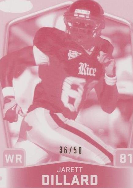 2009 SAGE Hit - Jarett Dillard #MR-18 Make Ready Magenta /50 (RC) for ...