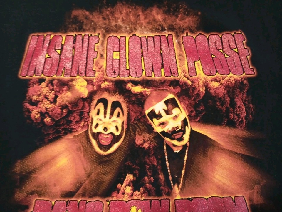 3XL ICP Insane Clown Posse Concert T-Shirt ICP 2009 Bang Pow Boom ...