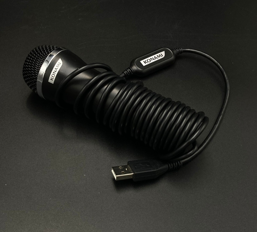 Konami Logitech Microphone for Wii Nintendo Wired Black Tested | eBay
