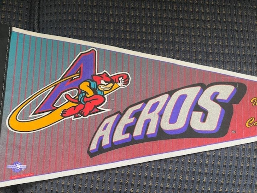 Akron Aeros Vintage Defunct 1997 Inaugural Season Canal Park Team Logo ...