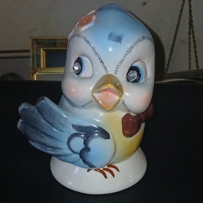 Vintage 1950s Lefton Miss Priss Kitty Coin Bank -Rare Excellent ...