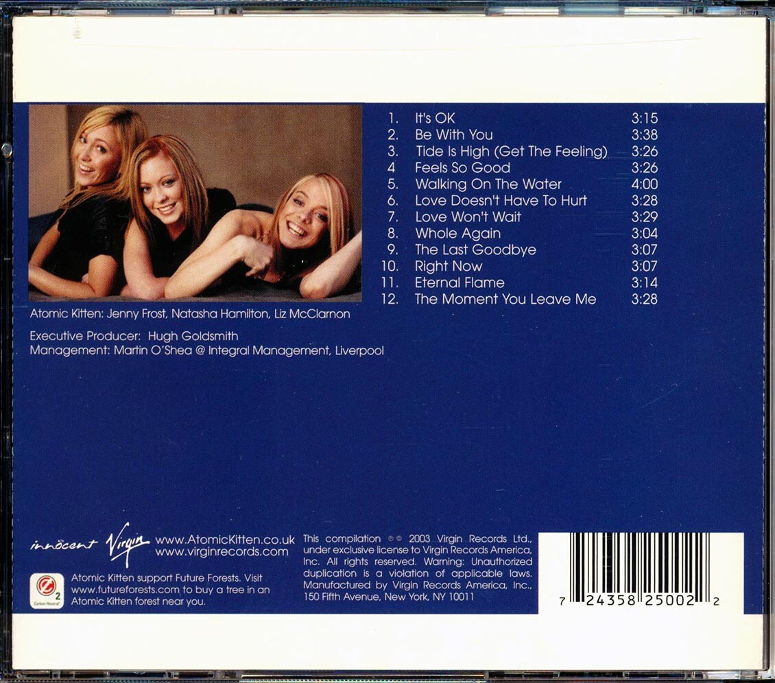 Atomic Kitten by Atomic Kitten (CD, Apr-2003, Virgin) for sale online ...