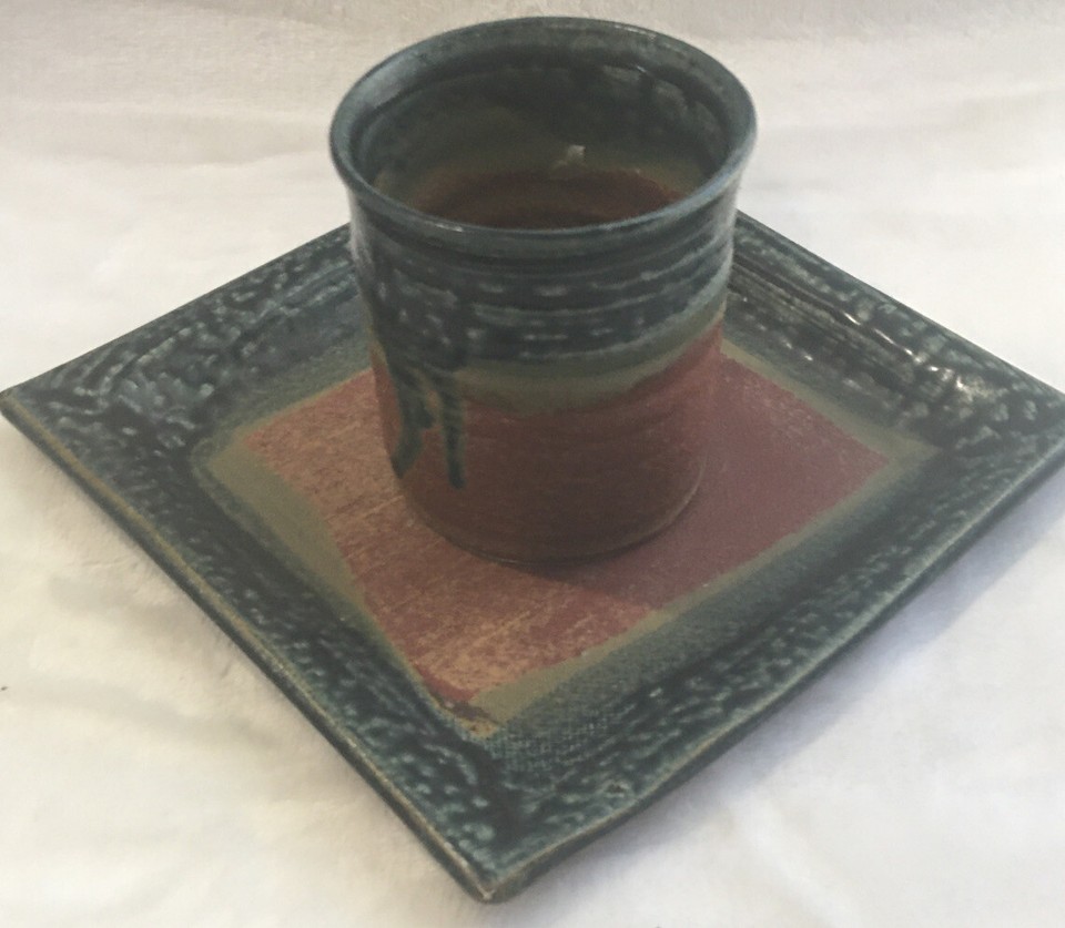 Holman Pottery Studio Unique Candle Holder TX. Artist Tony Holman “See ...