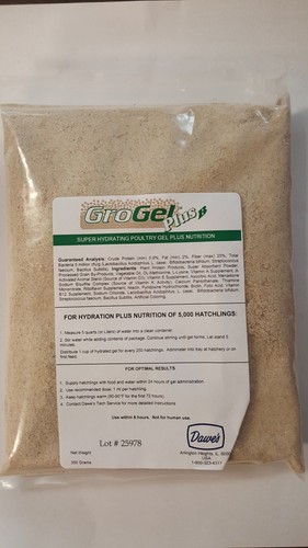 5000 Doses Grogel Plus B - Baby Chick Hydration and Nutrients for ...