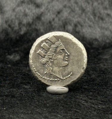 Wonderful Ancient Roman Queen Face Silver Plated Unique Big Coin | eBay