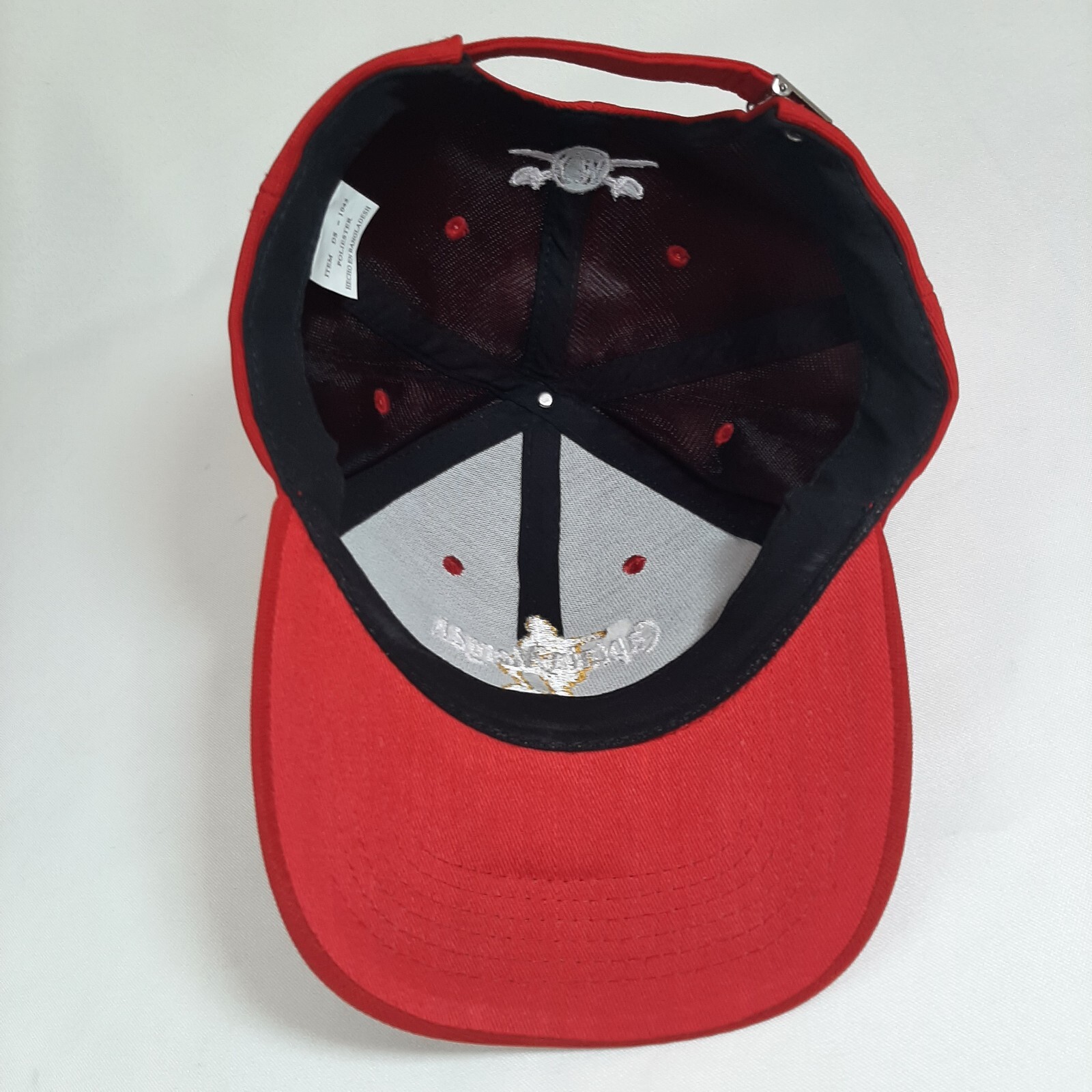 Captain Morgan - Red Gold Logo - Embroidered Hat Cap … - Gem