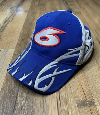 Vintage Roush Racing Nascar Mark Martin 6 Unisex Blue Embroidered ...