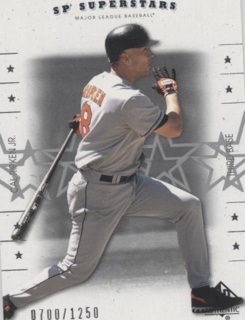 2001 SP Authentic - SP Superstars Cal Ripken #142 /1250 for sale online ...