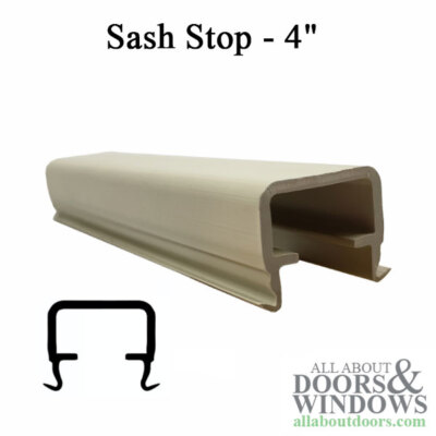 Sash Stop Fits Single or Double Hung Windows Sash Stop 4" Sliding ...