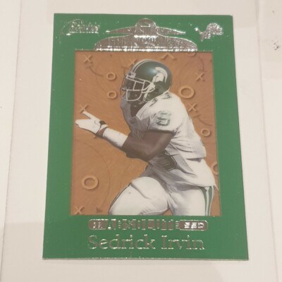 1999 Playoff Absolute SSD Sedrick Irvin Rookie Green Acetate Card ...