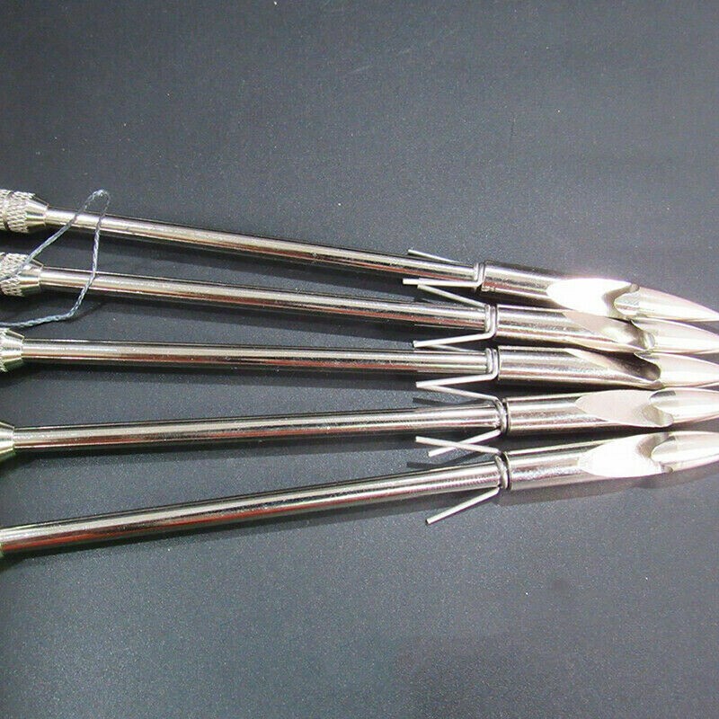 5PC Steel Hunting Tool Fishing Slingshot Shooting Catapult Arrows Darts ...