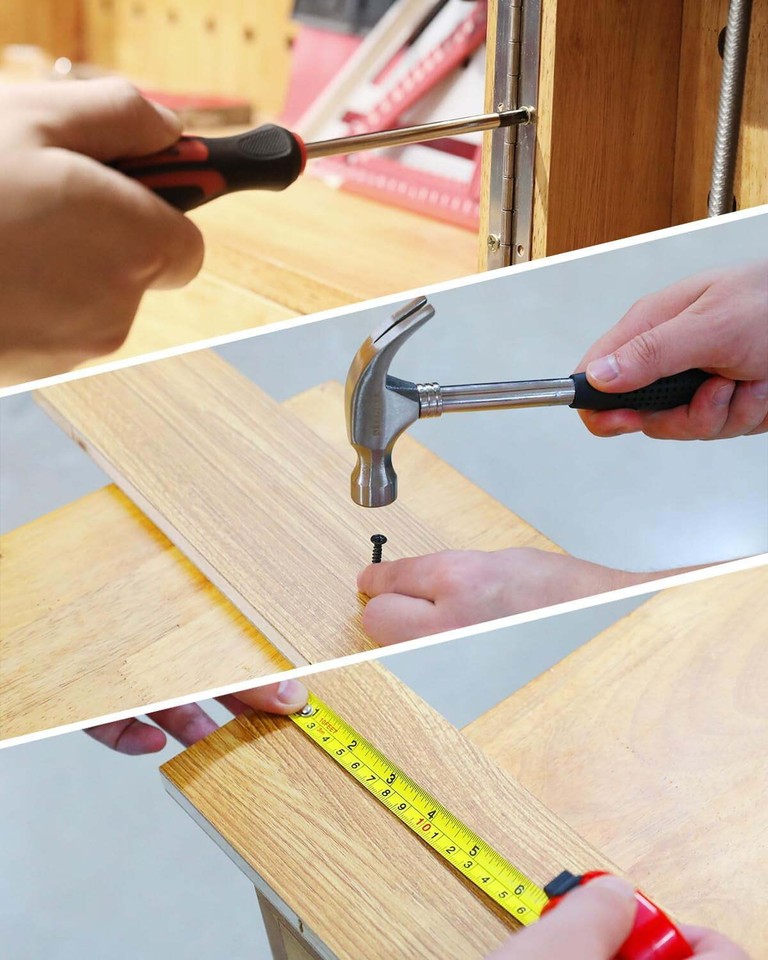 Home Repair Tool Kit, 146 Pieces Basic Home Repair Tool Set, General ...