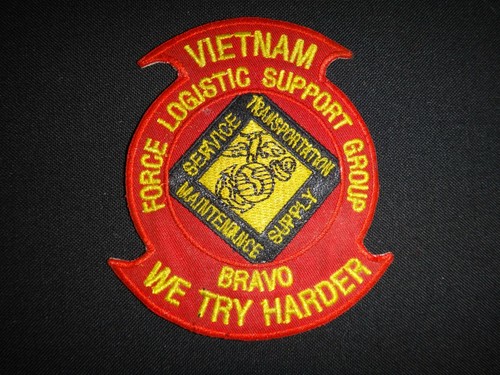 Vietnam War USMC FORCE LOGISTIC SUPPORT GROUP - BRAVO - WE TRY HARDER ...