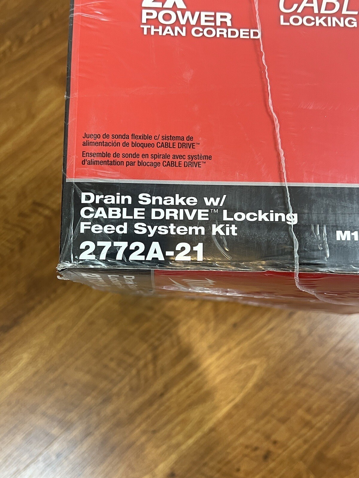 Milwaukee 2772A-21 M18 FUEL Drain Snake with Cable Drive Locking Feed ...