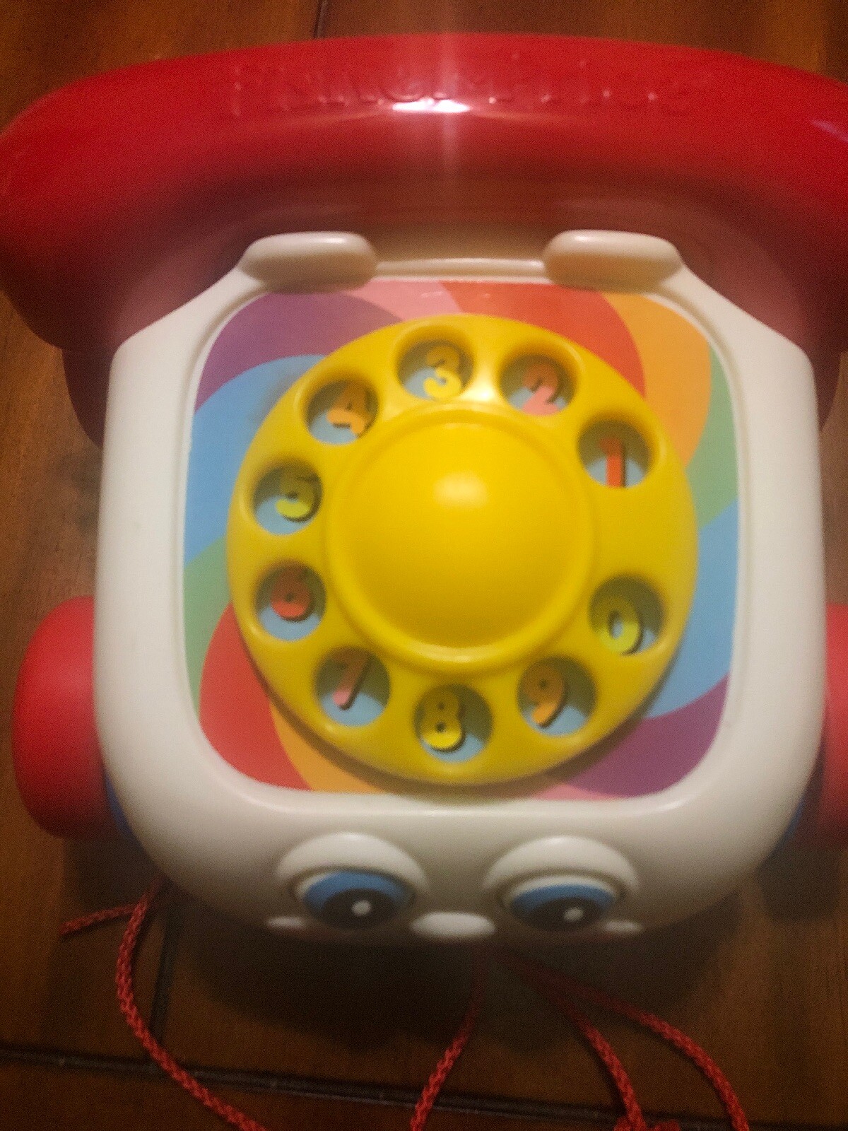 Fisher Price Chatter Telephone Baby Toddler Pull Toy Dial Phone 2000 ...