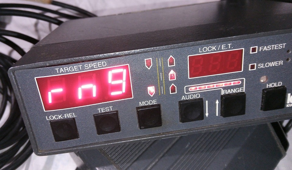 KUSTOM Signals Golden EAGLE Police Radar System K Band Unit Remote ...