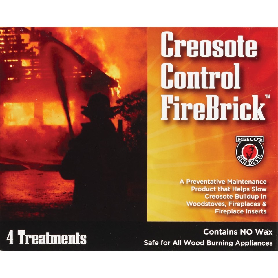 Meeco's Red Devil Creosote Control FireBrick 2-1/2 Lb. Block Creosote ...