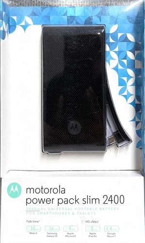 Motorola Power Pack Slim 2400 For Smartphones and Tablets | eBay