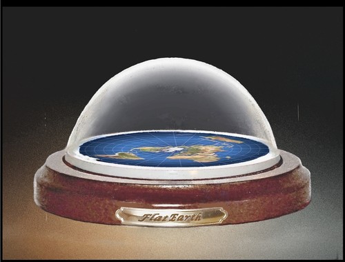 Flat Earth Map Dome Display Model, acrylic dome, gift | eBay