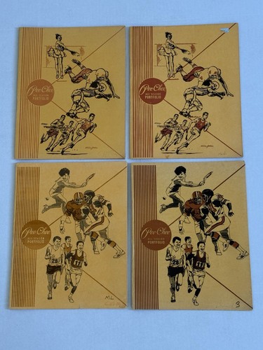 4 Vintage 1980’s Pee Chee Folders No 33170 Sports Theme All Season ...