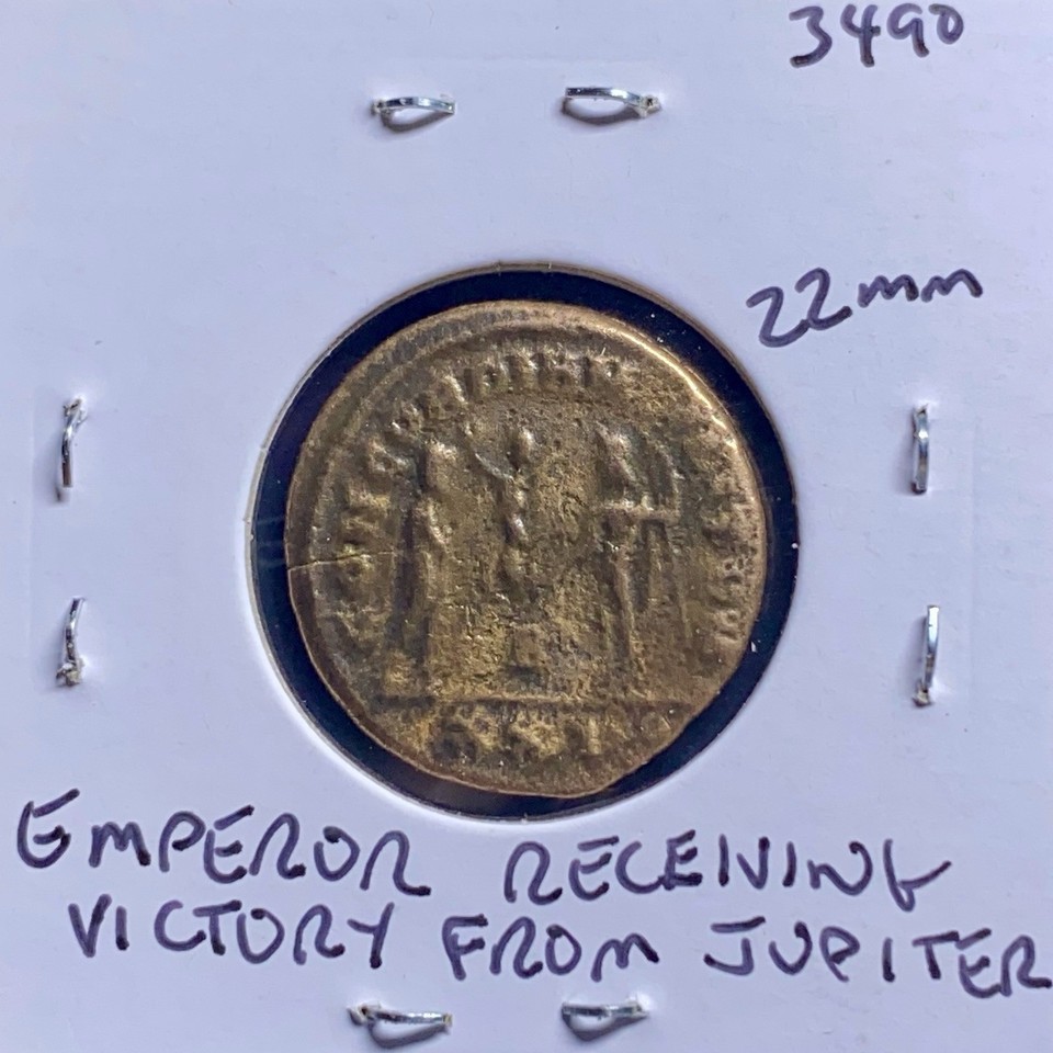 Ancient Roman Coin 284-305 AD Emperor Diocletian Concordia Militum ...