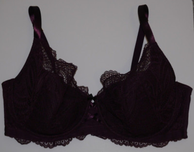 Lane Bryant Cacique Womens Plus Size 46DDD Purple Lace French ...