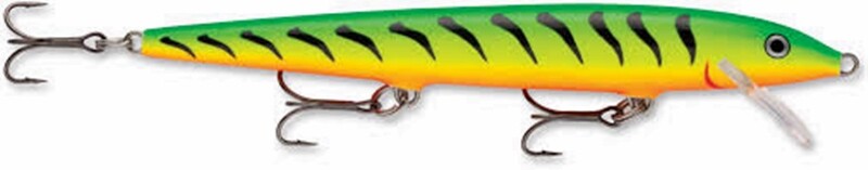3 Rapala Original Floating F13FT/YP/BHO Salmon Trout Pike Perch ...