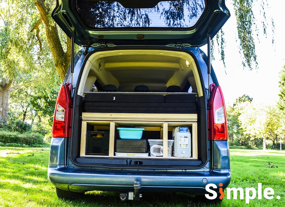 Peugeot Partner Camper Van Conversion Module by Simple Camper Vans ...