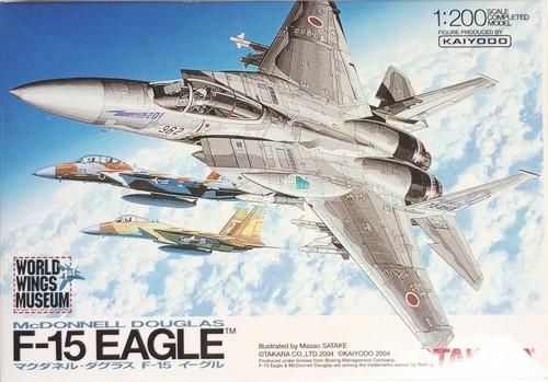 Takara 1/200 World Wings Museum JASDF Boeing McDonnell Douglas F-15DJ ...