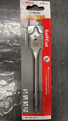 Bosch SPADE BIT 152mm Length, SC Metric Short Series 20mm 2608588618 | eBay