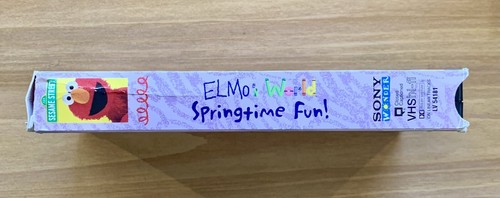 VHS ~ Elmo’s World: Springtime Fun! ~ Color ~ FS ~ NR ~ 50 Mins ~ '02 ...