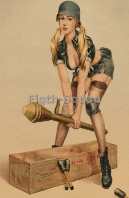 WW2 Photo Picture German Girl Army Sexy Pantyhose Busty Pinup PIN-UP 4925 | eBay