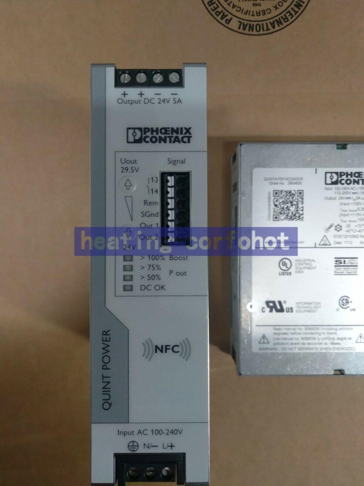 1PC NEW PHOENIX CONTACT power supply QUINT4-PS/1AC/24DC/5 2904600 | eBay