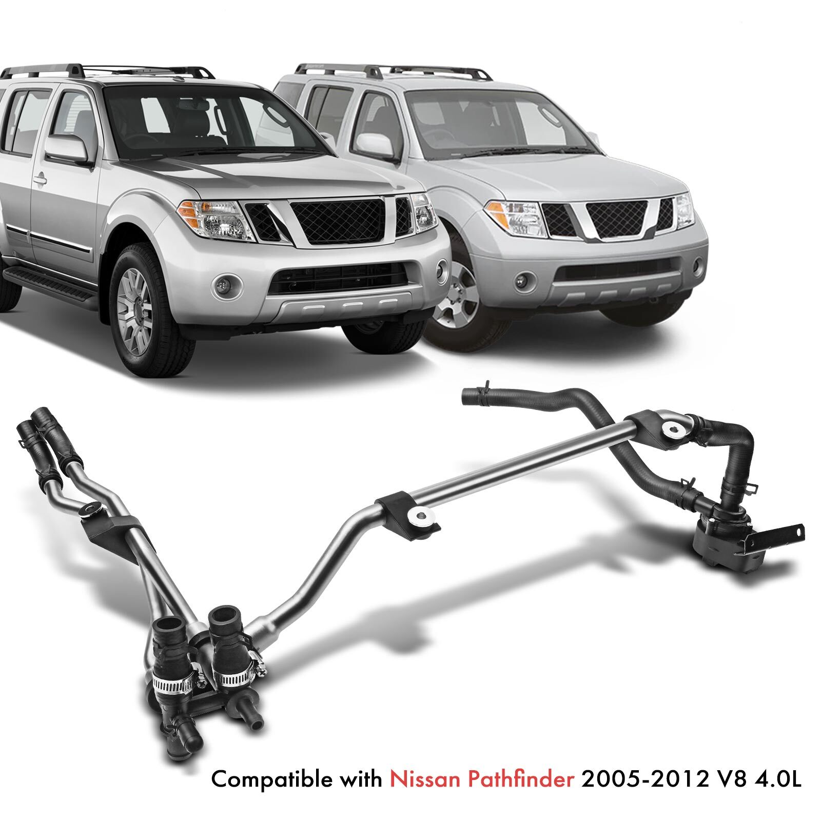 Heater Hose Pipe Tube Assembly w/ Blend Valve for Nissan Pathfinder ...