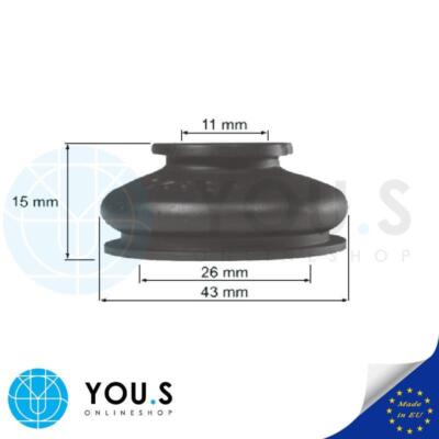 2 x Tie Rod End Rubber Boots For BMW AUDI VW MERCEDES 11 26 15 Mm | eBay
