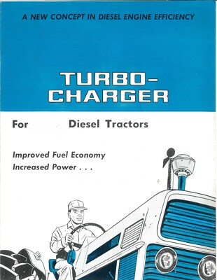 M&W Gear Co Turbo Charger Brochure Ford Diesel Tractors 5000 6000 ...