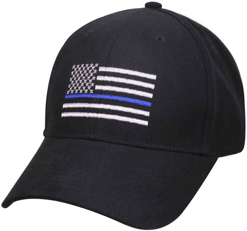Support Police Sheriff Law Enforcement THIN BLUE LINE Baseball Hat Cap ...
