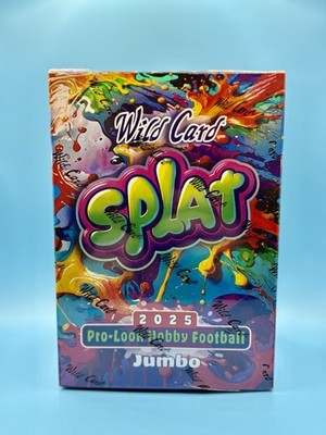 2025 Wild Card Splat Hobby Football Sealed Box | eBay