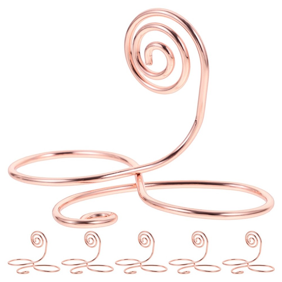 6 Pcs Clip Photo Holders Table Number Card Stands for Tables Note ...