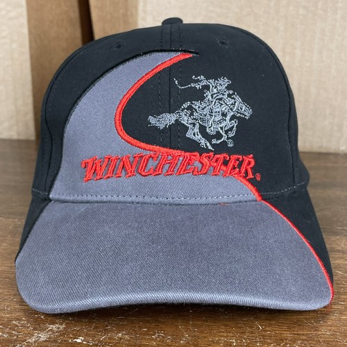 Winchester Repeating Rifle Hat Outdoor Cap Co Black Gun Ammo Firearms ...