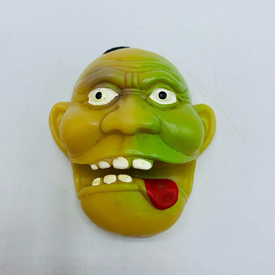 2 80s Rubber Finger Puppets Hong Kong 3 Inch Anthrax Not Man Ugly Mug ...