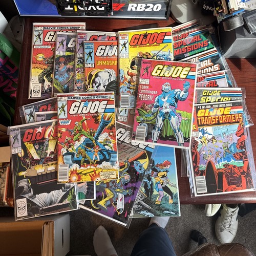 HUGE 40-book GI Joe Marvel Lot #1 Key issues Snake Eyes Cobra Commander ...