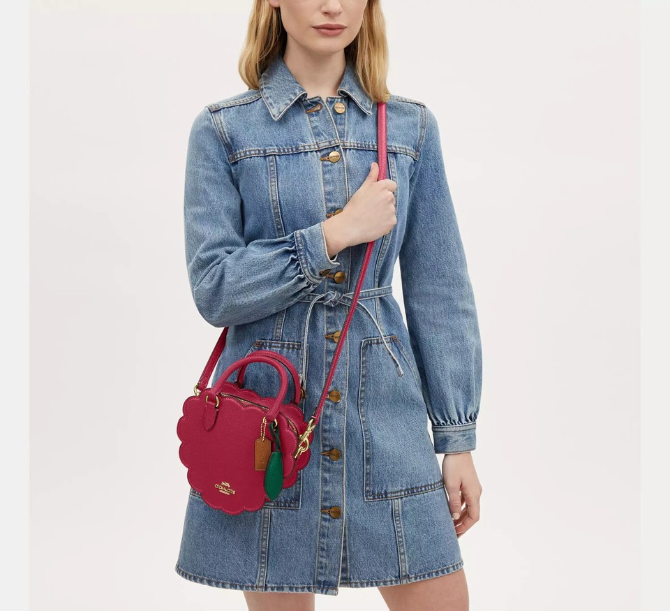 Coach Raspberry Crossbody Bag CR252 NEW F/S | eBay