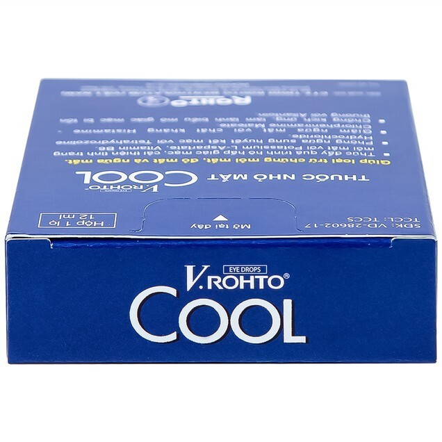 03x V.Rohto Cool Anti Red Eyes Itch Relief Dryness Relief Rohto Cool ...