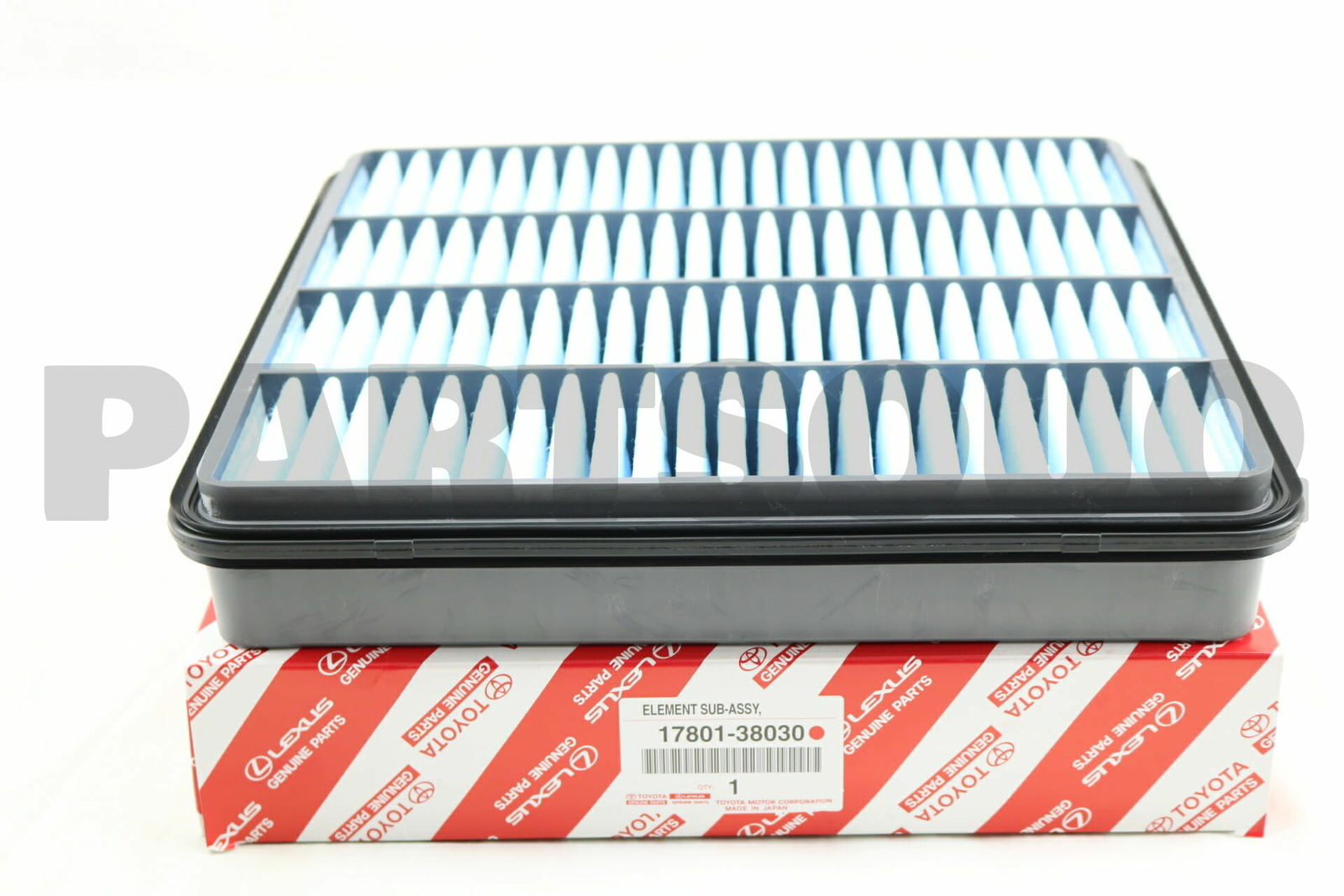 1780138030 Genuine Toyota ELEMENT SUB-ASSY, AIR CLEANER FILTER 17801 ...