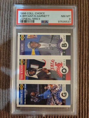 1996 UPPER DECK COLLECTOR'S CHOICE MINI II KOBE BRYANT RC GARNETT O ...